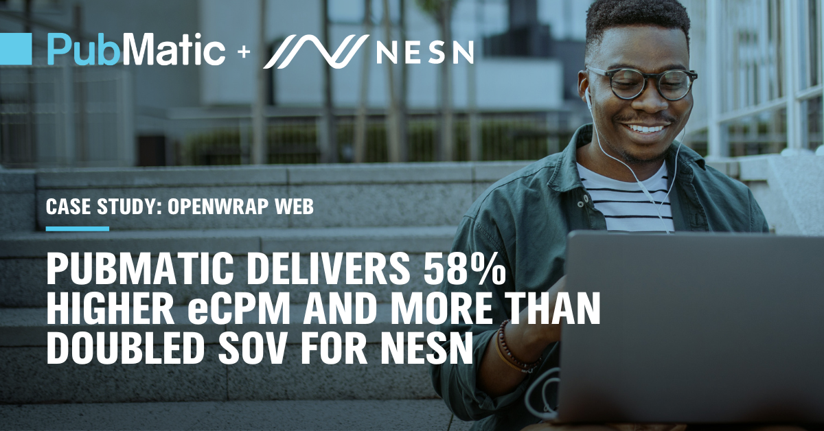 PubMatic Delivers 58% Higher eCPM and More Than Doubled SOV for NESN ...