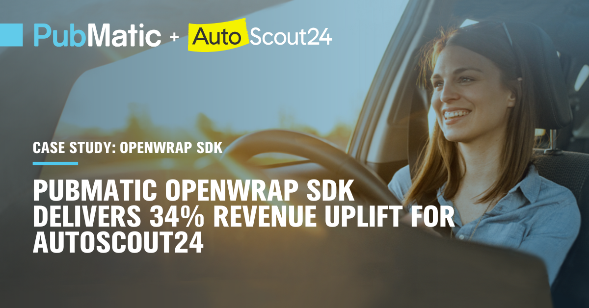PubMatic OpenWrap SDK Delivers 34% Revenue Uplift for AutoScout24 | PubMatic