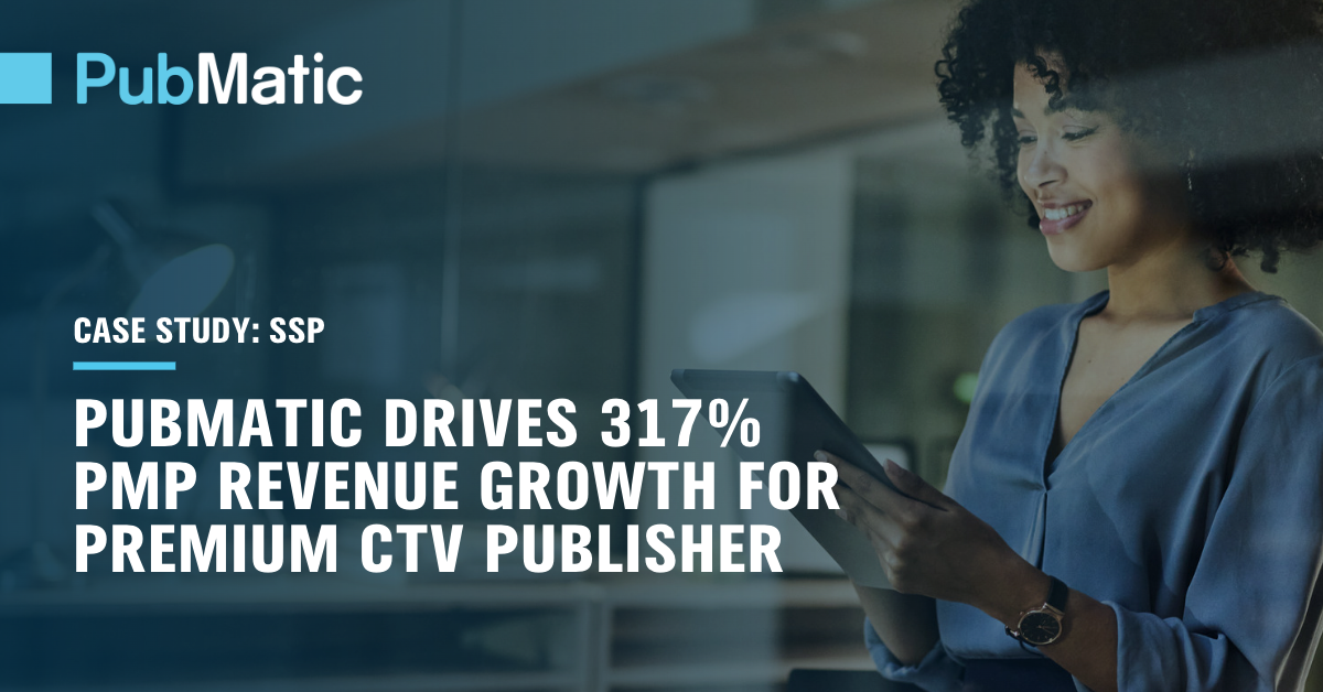 PubMatic SSP drives revenue growth for CTV publisher | PubMatic