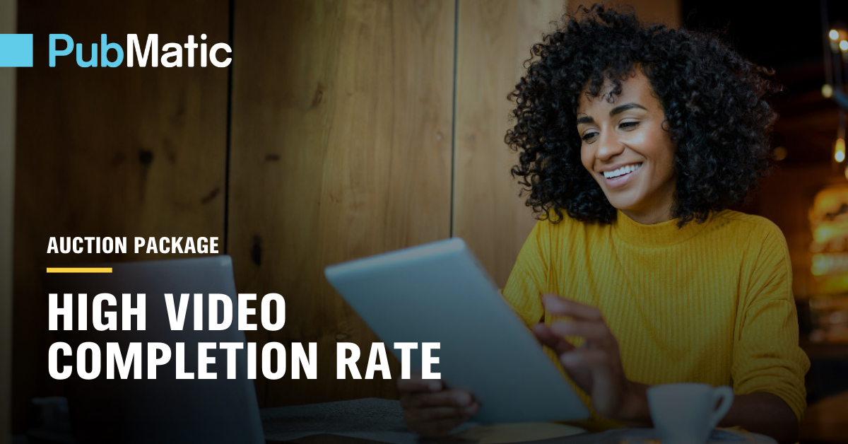 High Video Completion Rate Auction Package | PubMatic