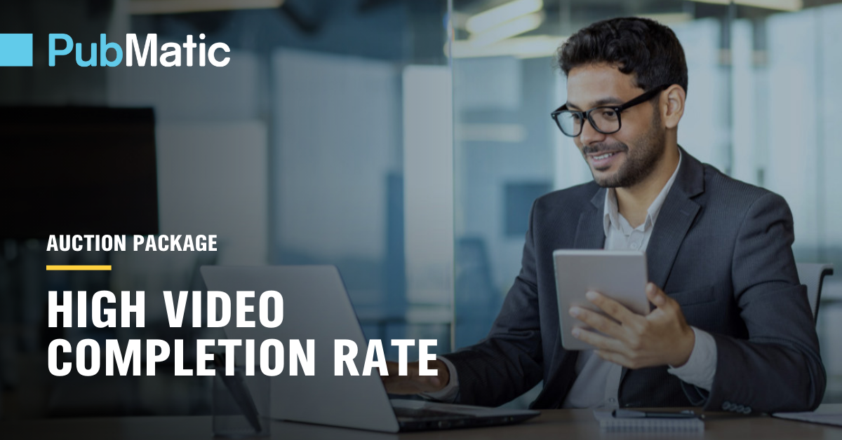 High Video Completion Rate Auction Package | PubMatic