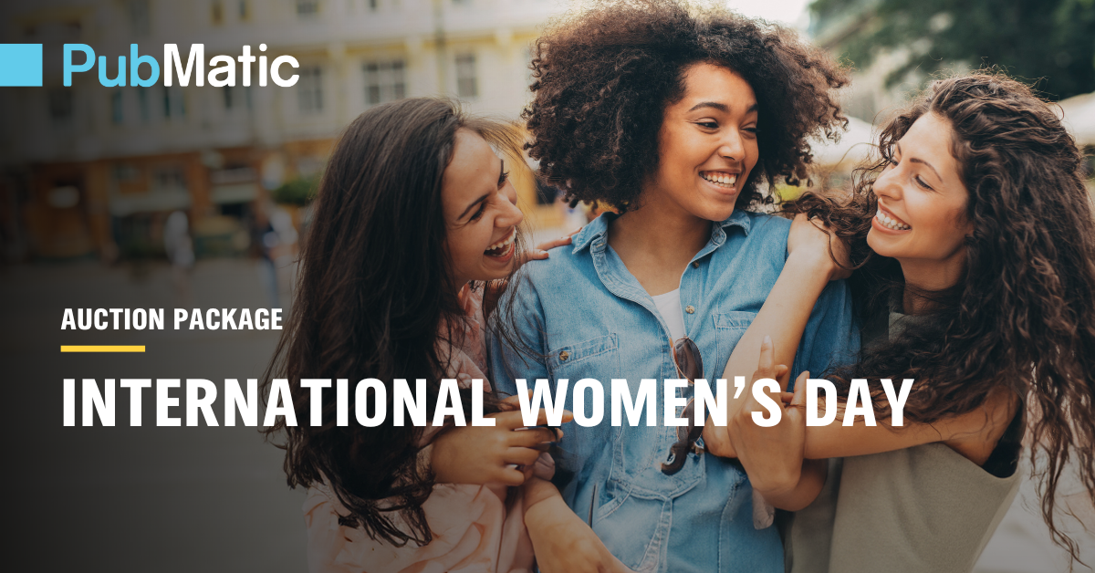 International Women's Day Auction Package | PubMatic