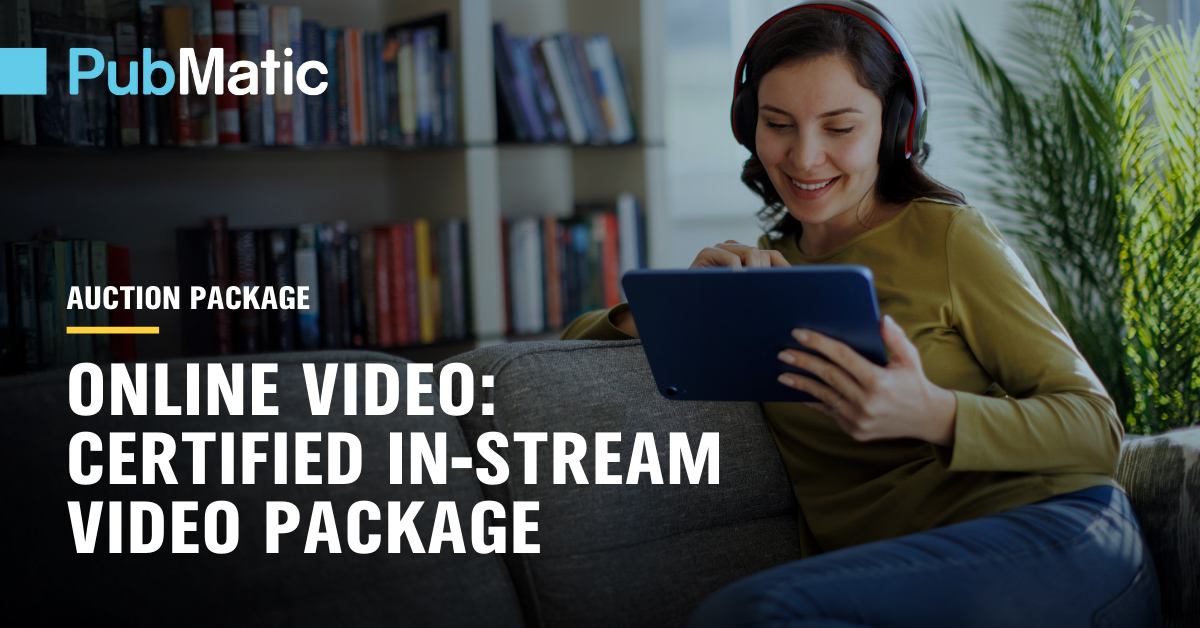 Online Video: Instream Video Auction Package | PubMatic